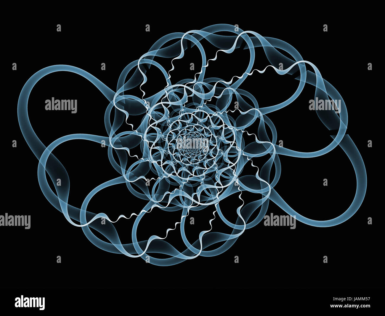 Pure Geometry series. Background of isolated spiral elements for your ...