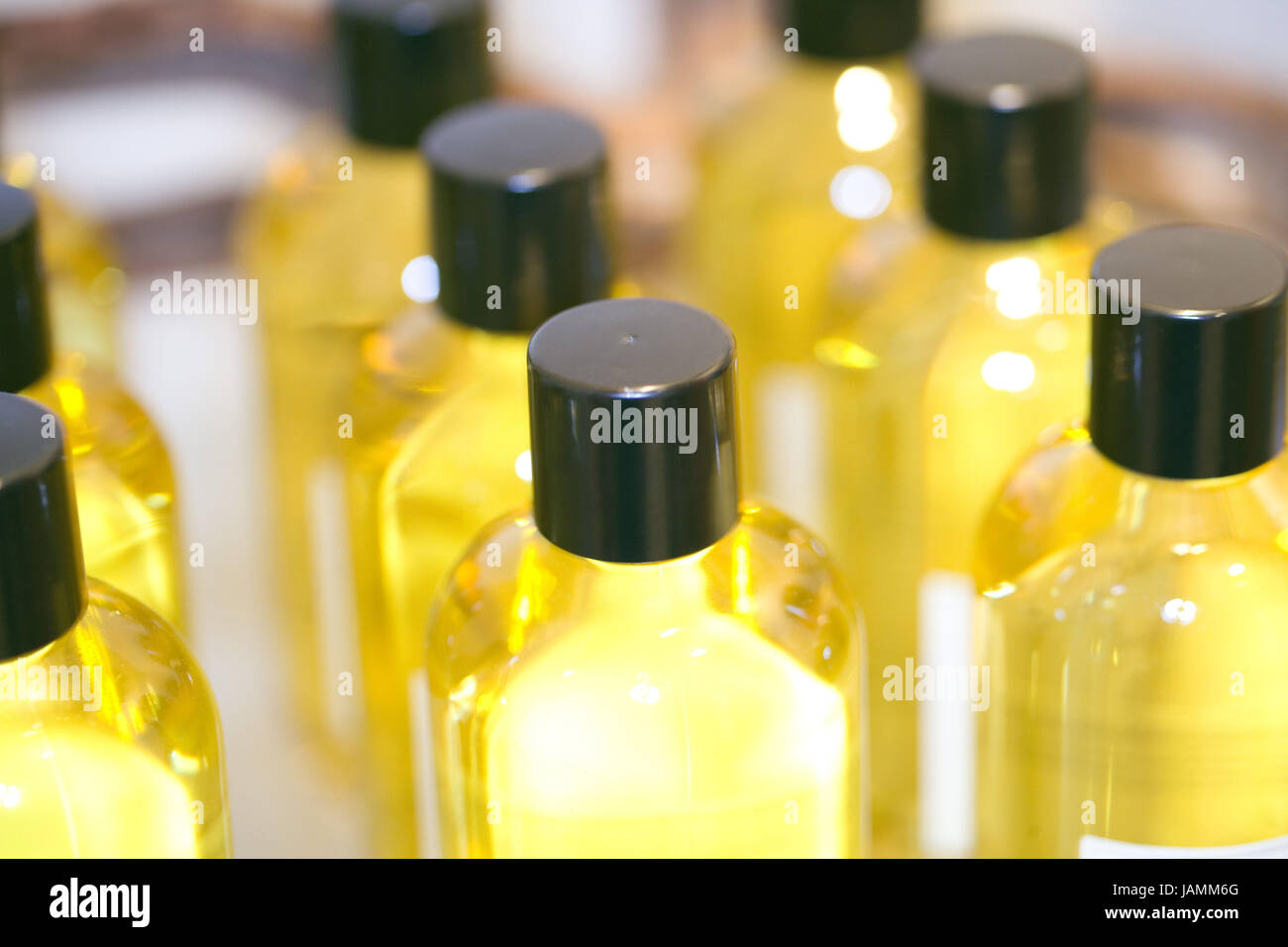 Massage oil flasks hi-res stock photography and images - Alamy