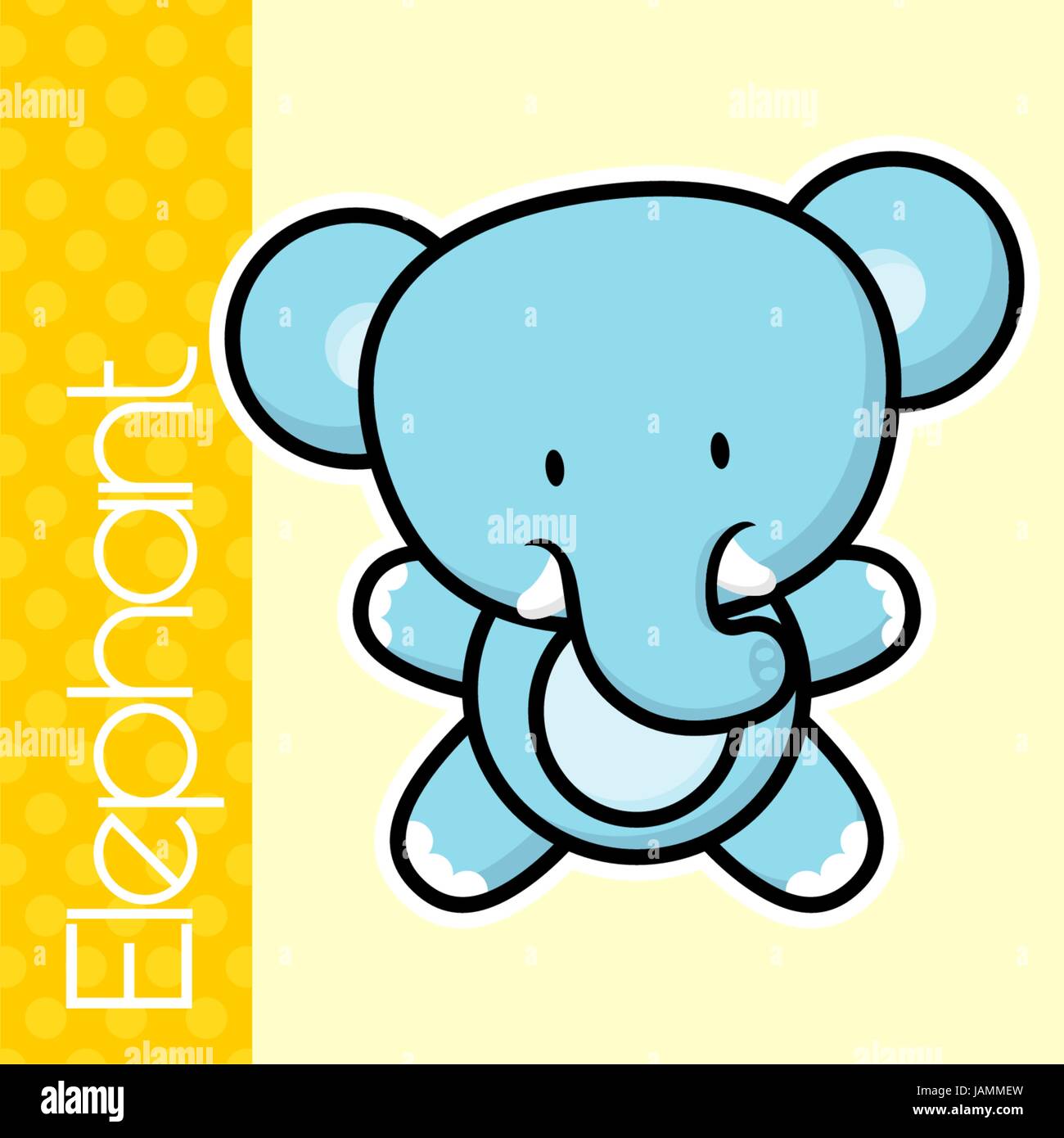 Easy Baby Elephant Drawing