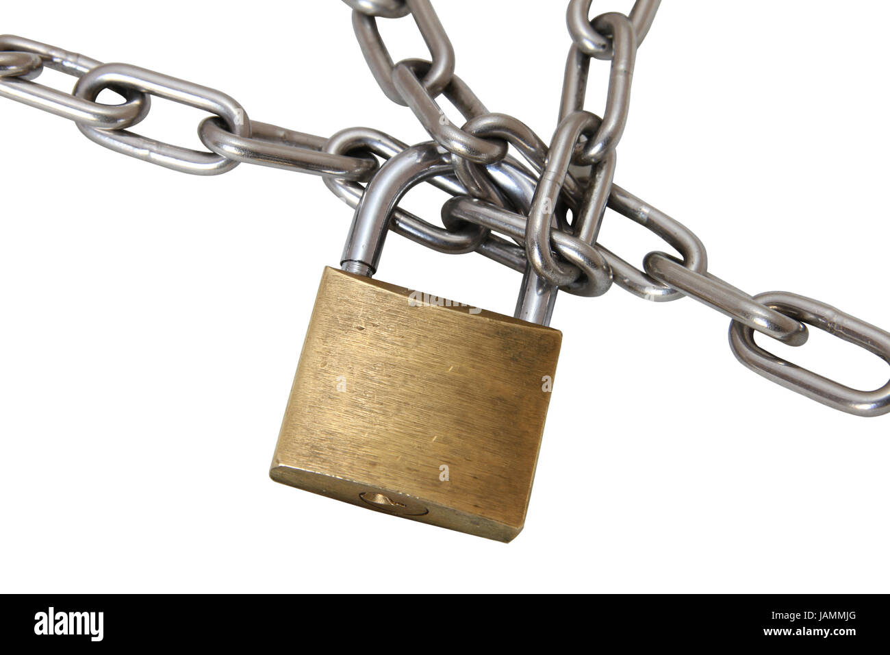 Security Concepts: Bronze Padlock Stock Photo - Alamy