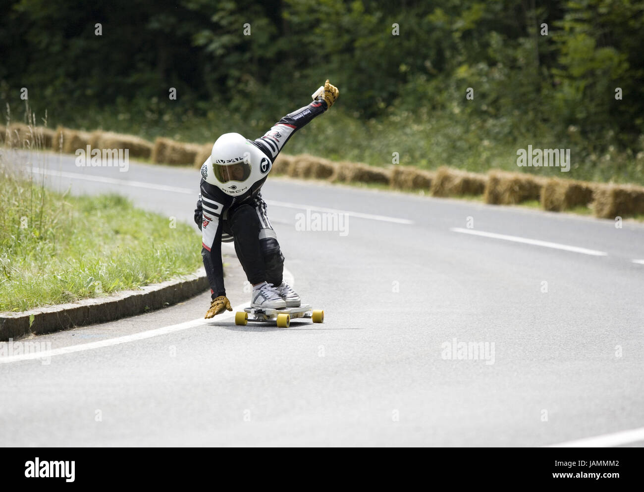 Downhill skateboard Worldcup Stock Photo - Alamy