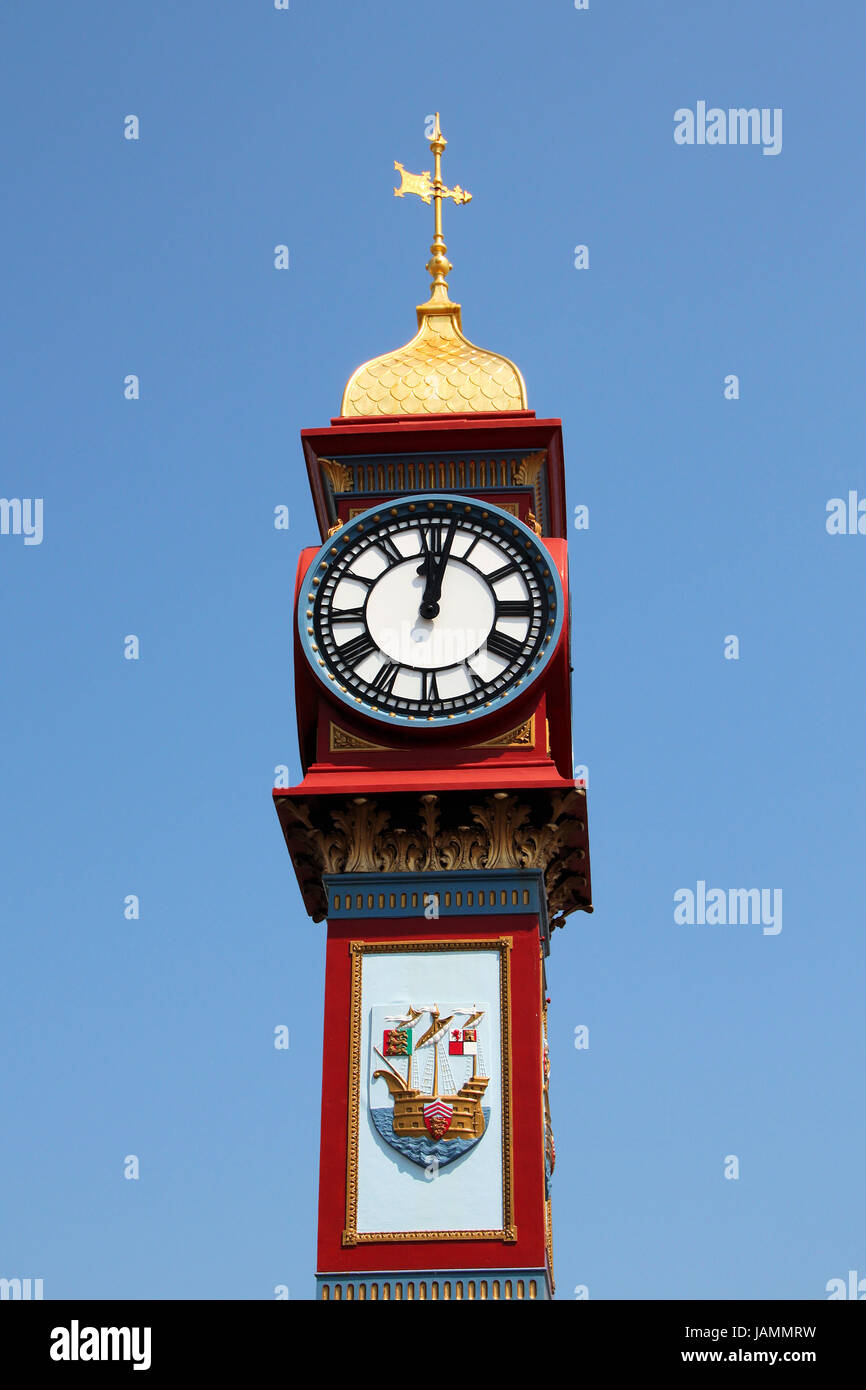 jubilee clock in weymouth Stock Photo - Alamy