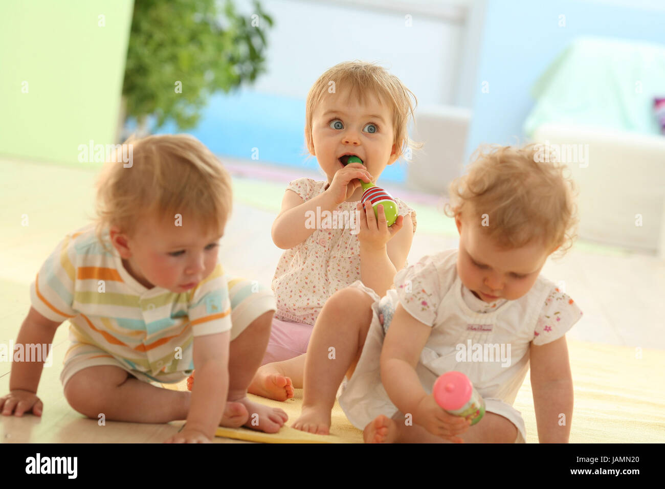 Infants play toys hi-res stock photography and images - Alamy