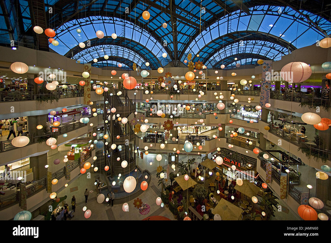 Turkey,Istanbul,shopping centre,floors,decoration,inside,town,city ...
