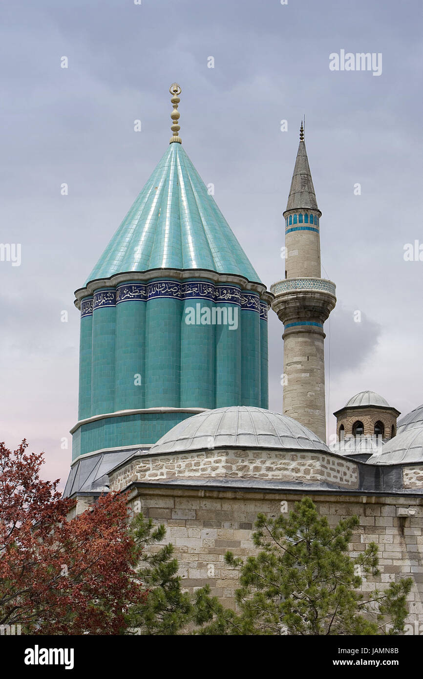 Turkey,Anatolia,Konya,Mevlana museum,detail,Zentralanatolien,cloister ...