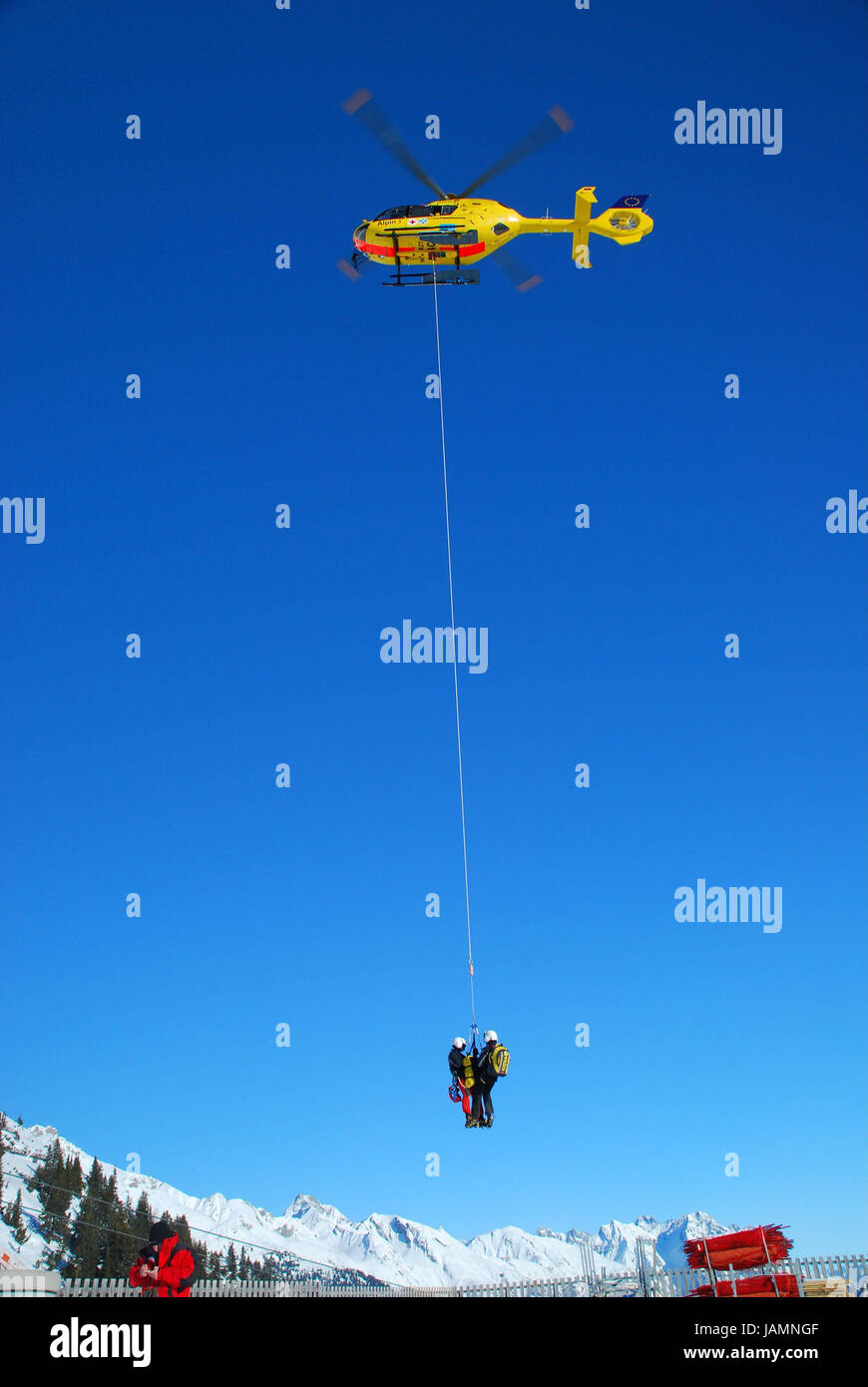 Austria,Tyrol,ÖAMTC,rescue helicopter,rope's recovery,no property ...
