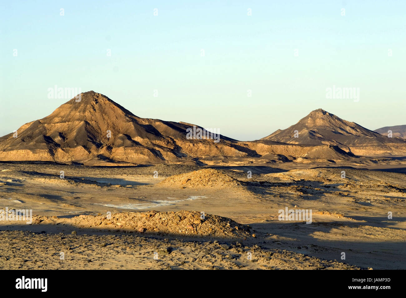 Egypt,Libyan desert,black desert,mountains,scenery Stock Photo - Alamy