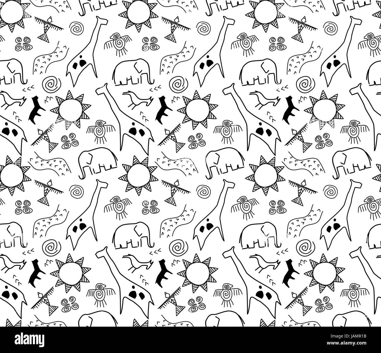 Rock art Stock Vector Images - Alamy