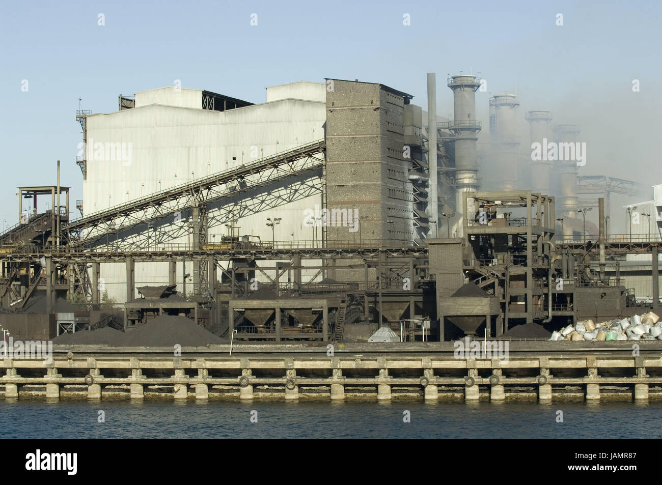 Egypt,Nile valley,coal factory Stock Photo - Alamy