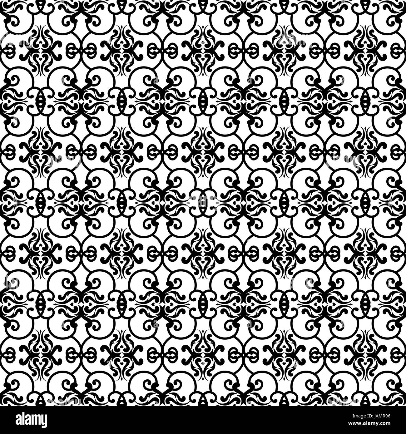 vintage wallpaper pattern design on white background Stock Vector Image ...