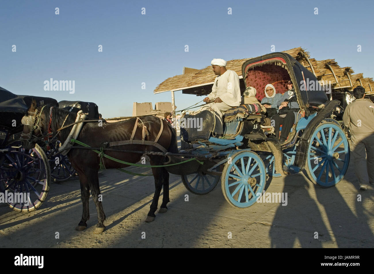 Egyptian horse carriage edfu egypt hi-res stock photography and images ...
