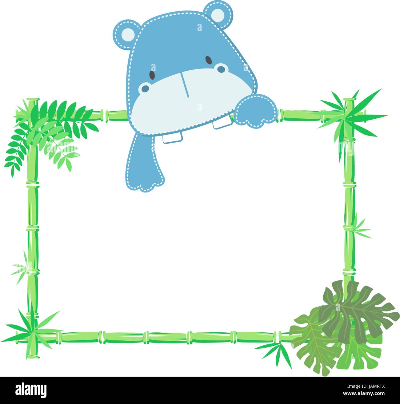 Baby Animal Border Clip Art