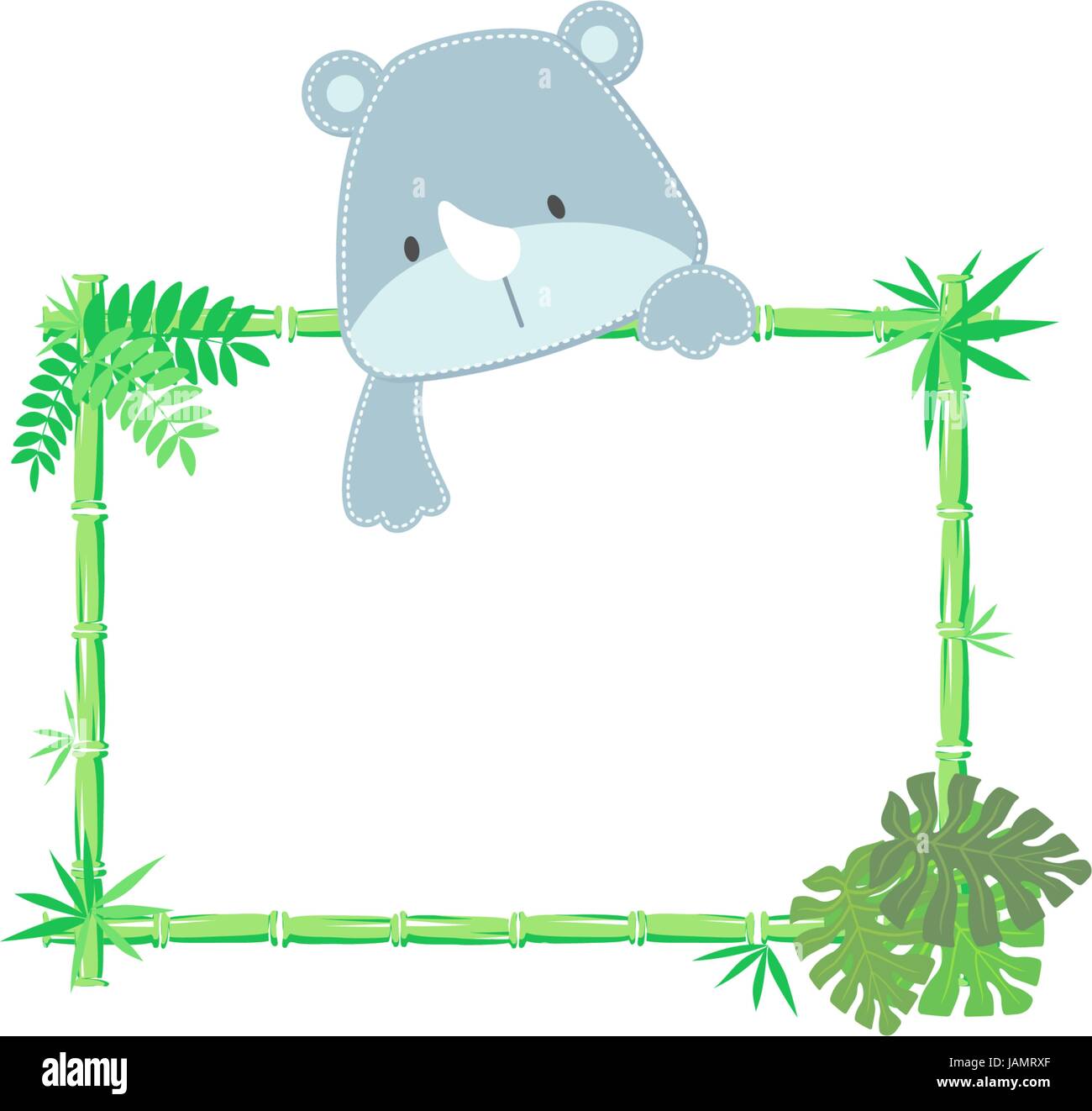 Baby Animals Clip Art Border