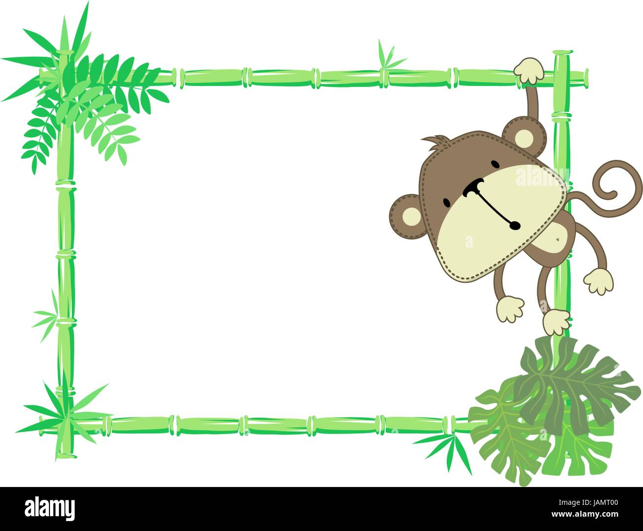 Monkey with blank sign hi-res stock photography and images - Alamy