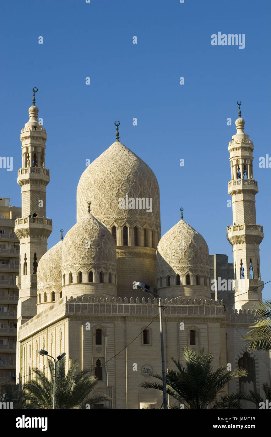 Egypt,Alexandria,Abu el-Abba's el Mursi mosque Stock Photo - Alamy