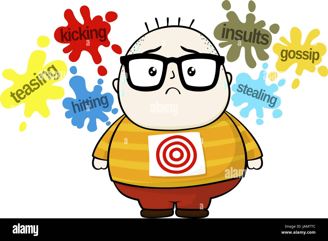 Fat boy bullying hi-res stock photography and images - Alamy