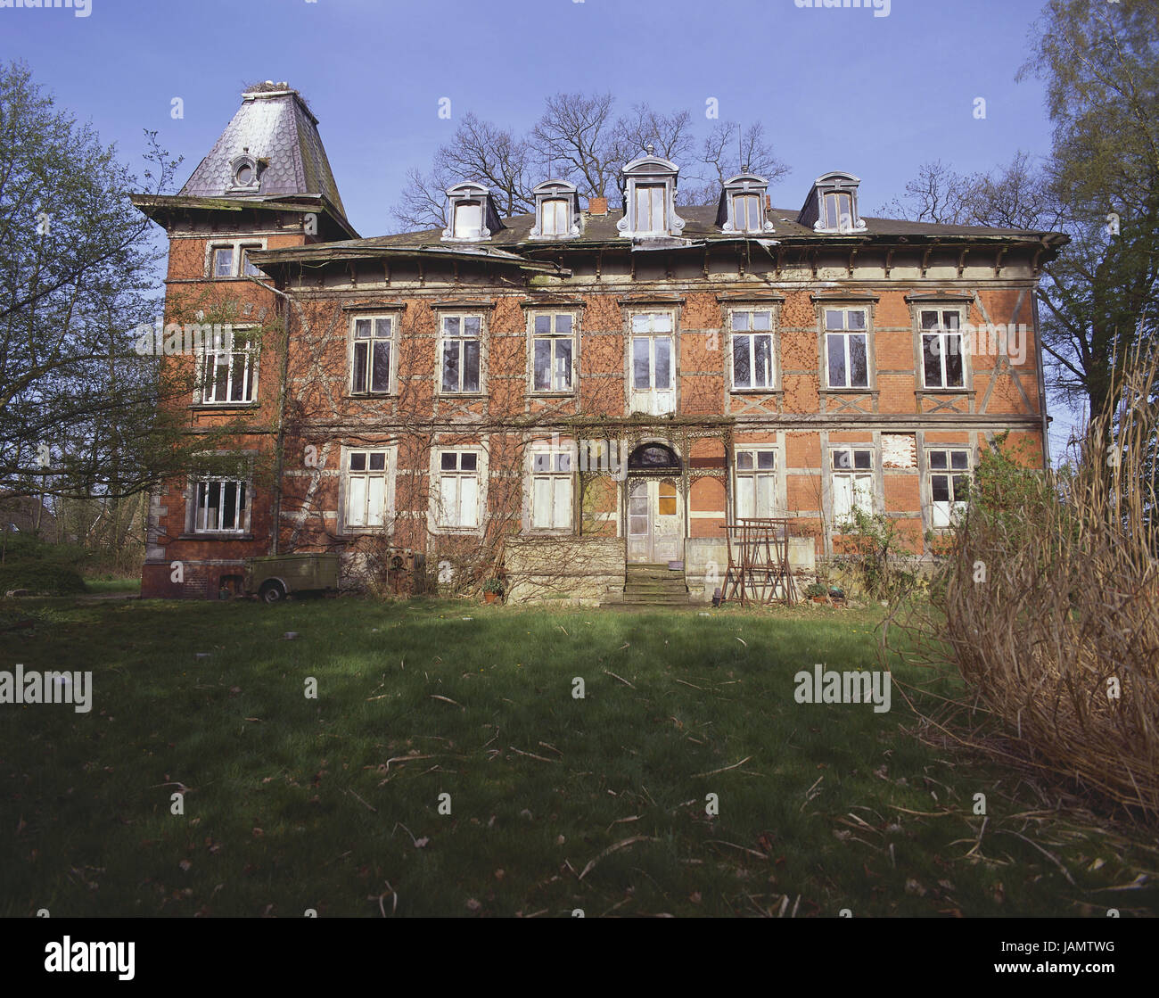 Germany,Lower Saxony,old country,mansion,expiration,house,building ...