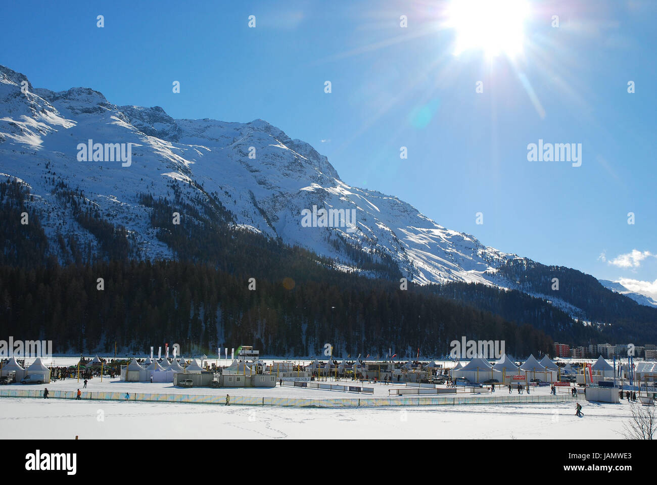 St moritz sun lake hi-res stock photography and images - Alamy