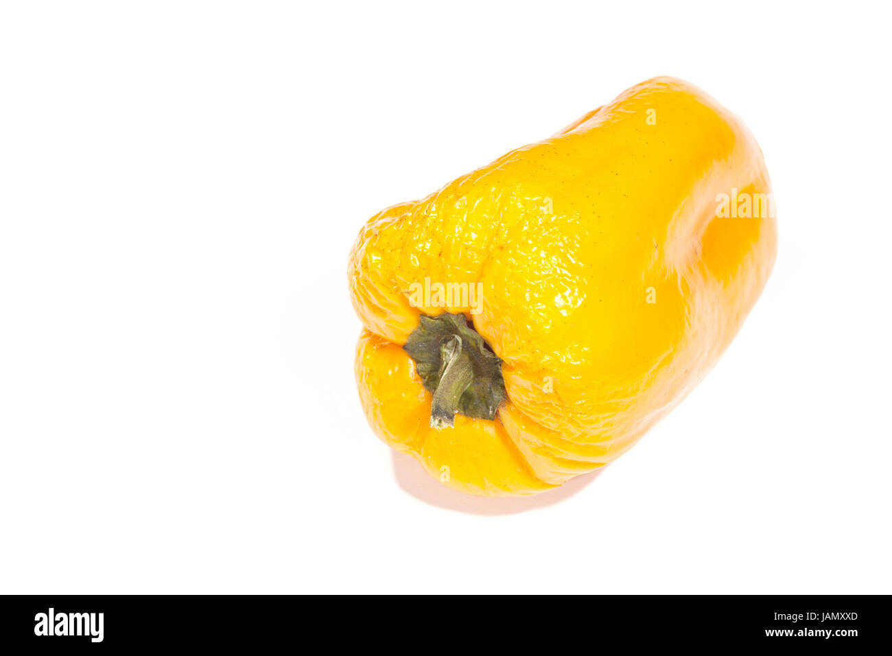 old pepper isolated on white background Stock Photo - Alamy