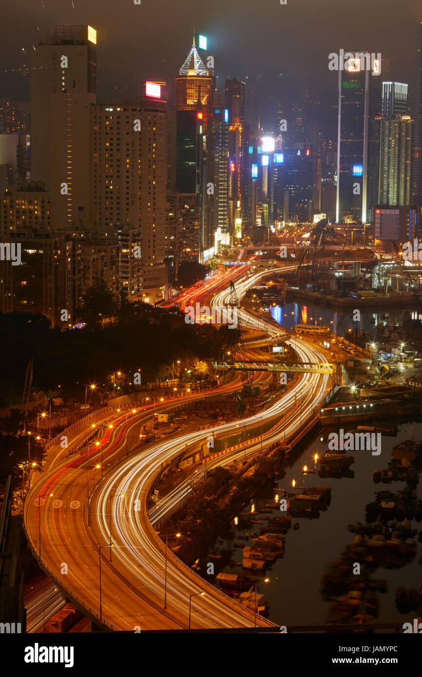 Cars and city expressways hi-res stock photography and images - Alamy