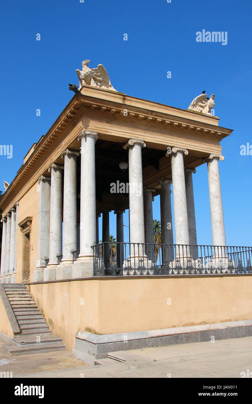 temple at the foro italico palermo Stock Photo - Alamy