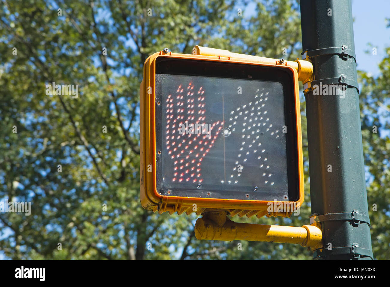 Close up view of traffic light STOP and GO Stock Photo - Alamy