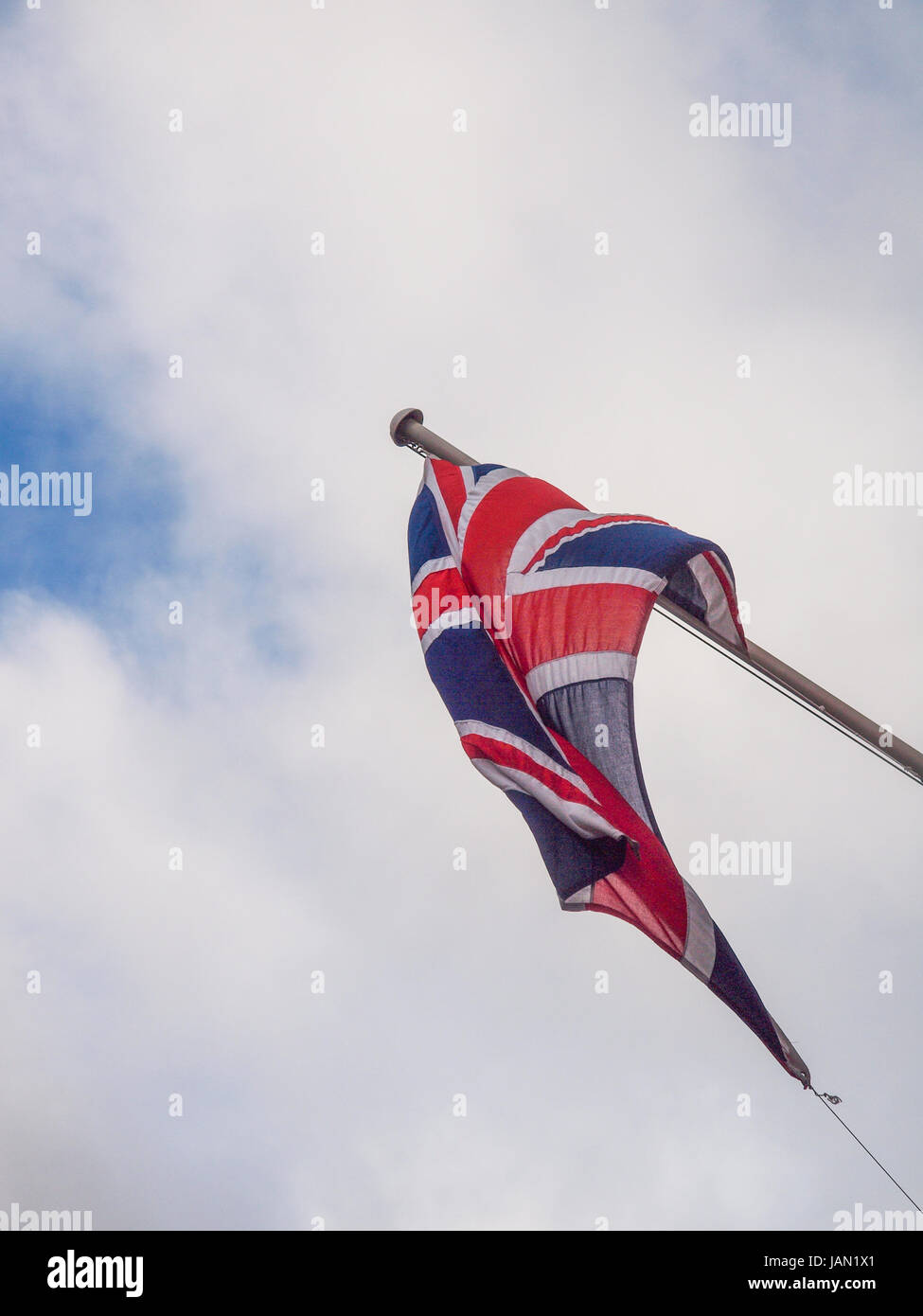 Union Jack national flag of United Kingdom (UK Stock Photo - Alamy