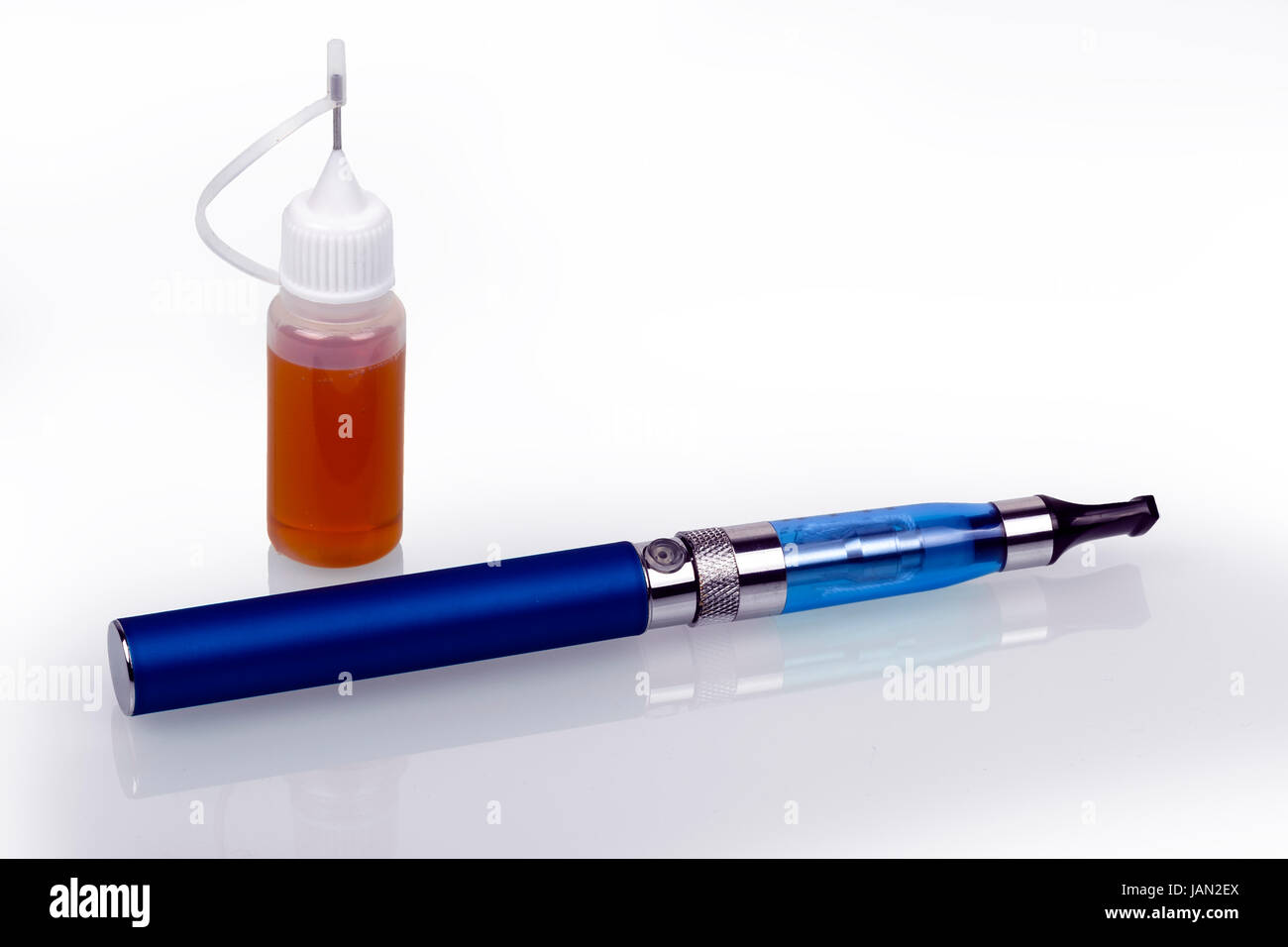 big electronic cigarettes isolated on white Stock Photo - Alamy