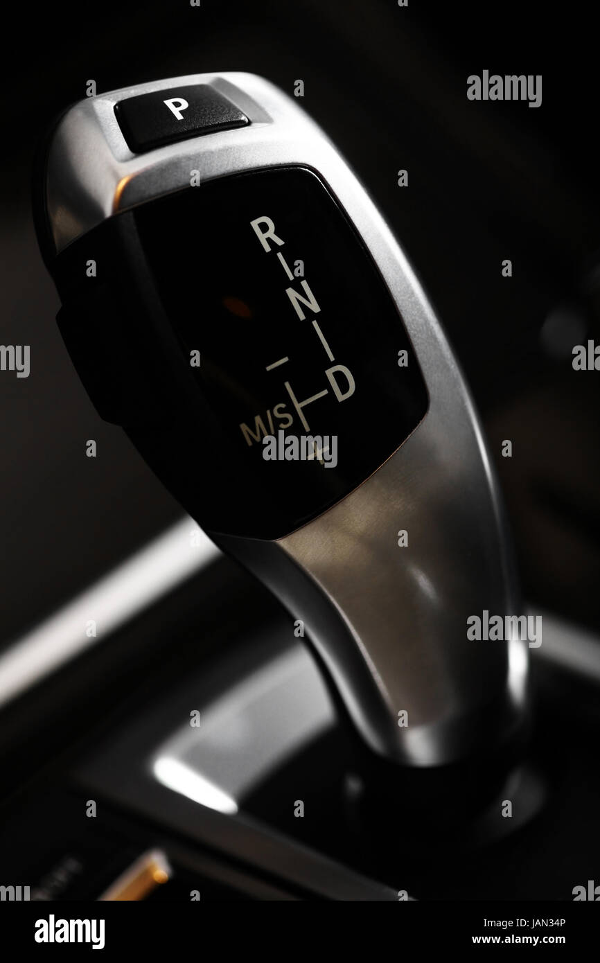Gear numbers on shift stick hi-res stock photography and images - Alamy
