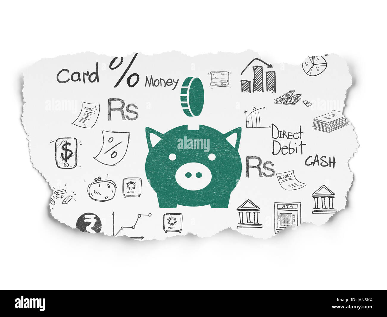 Hand coin icon green Cut Out Stock Images & Pictures - Alamy