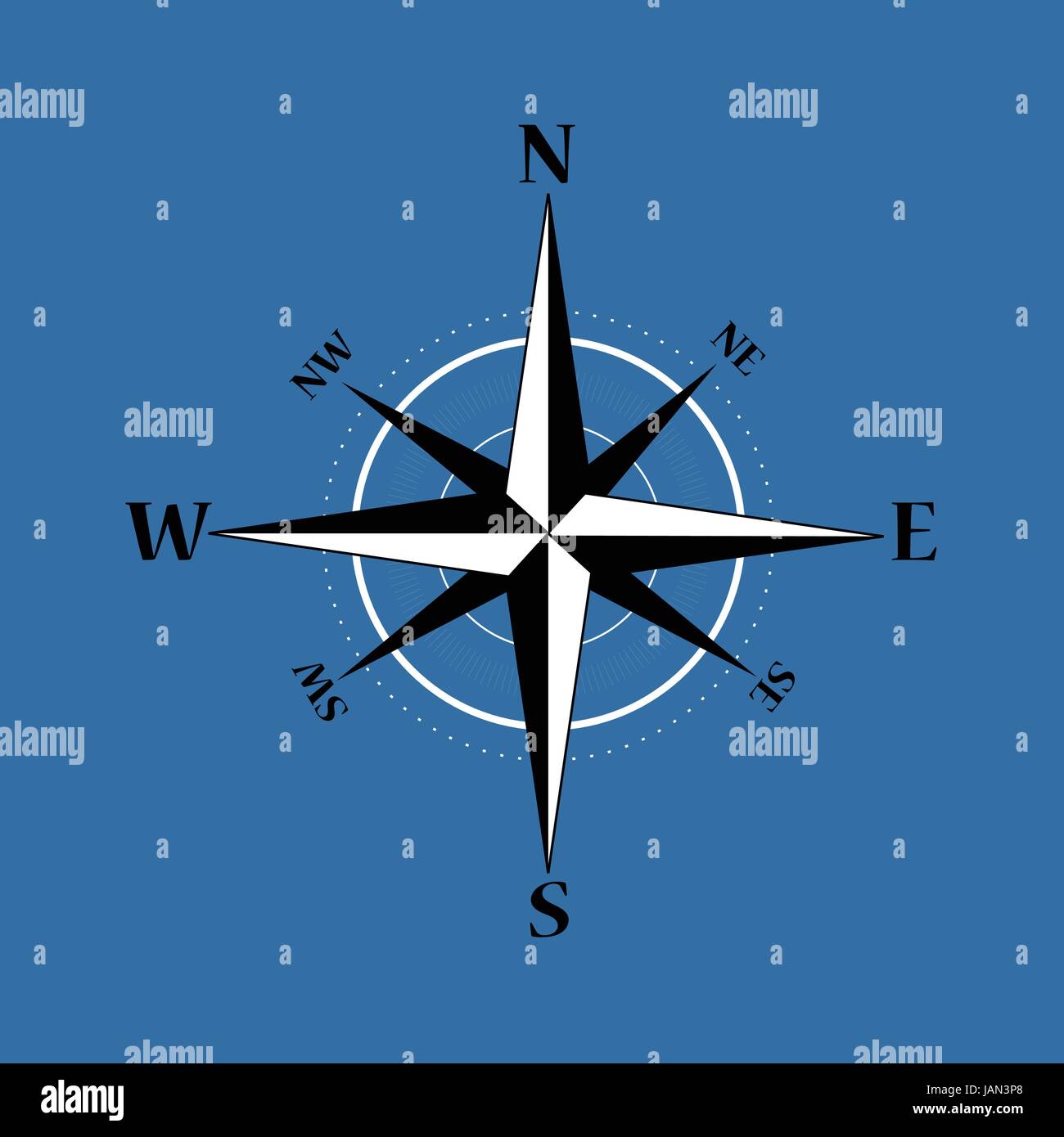 Compass design illustration Stock Vector Image & Art - Alamy