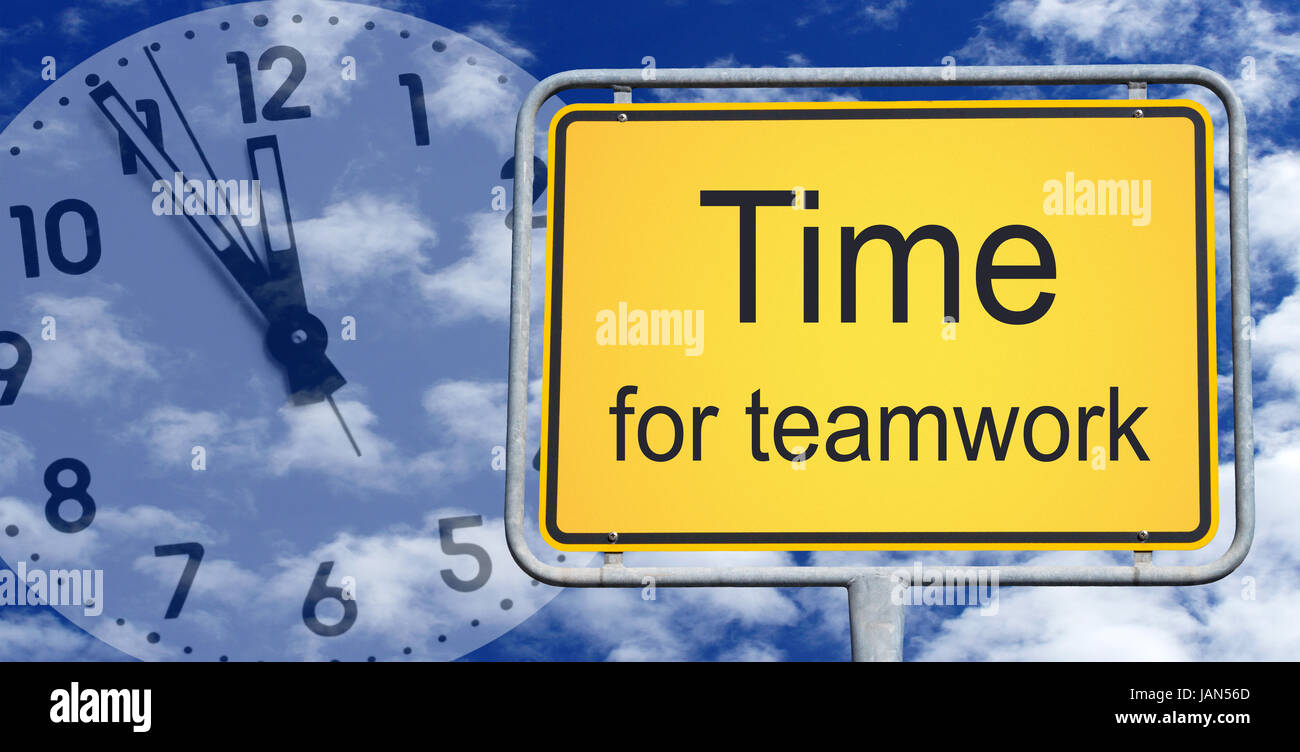 Time for teamwork Stock Photo - Alamy