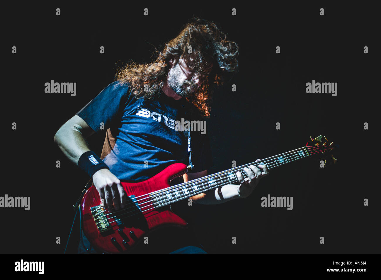 The Italian heavy metal band Extrema performing live on stage at the ...