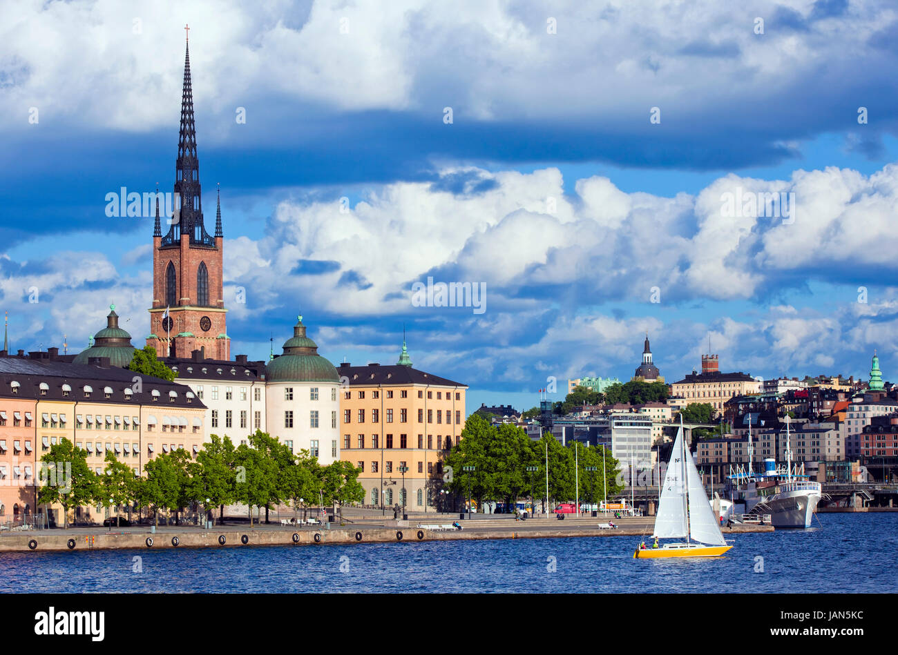 RIDDARHOLMEN ISLAND, SWEDEN, STOCKHOLM Stock Photo - Alamy
