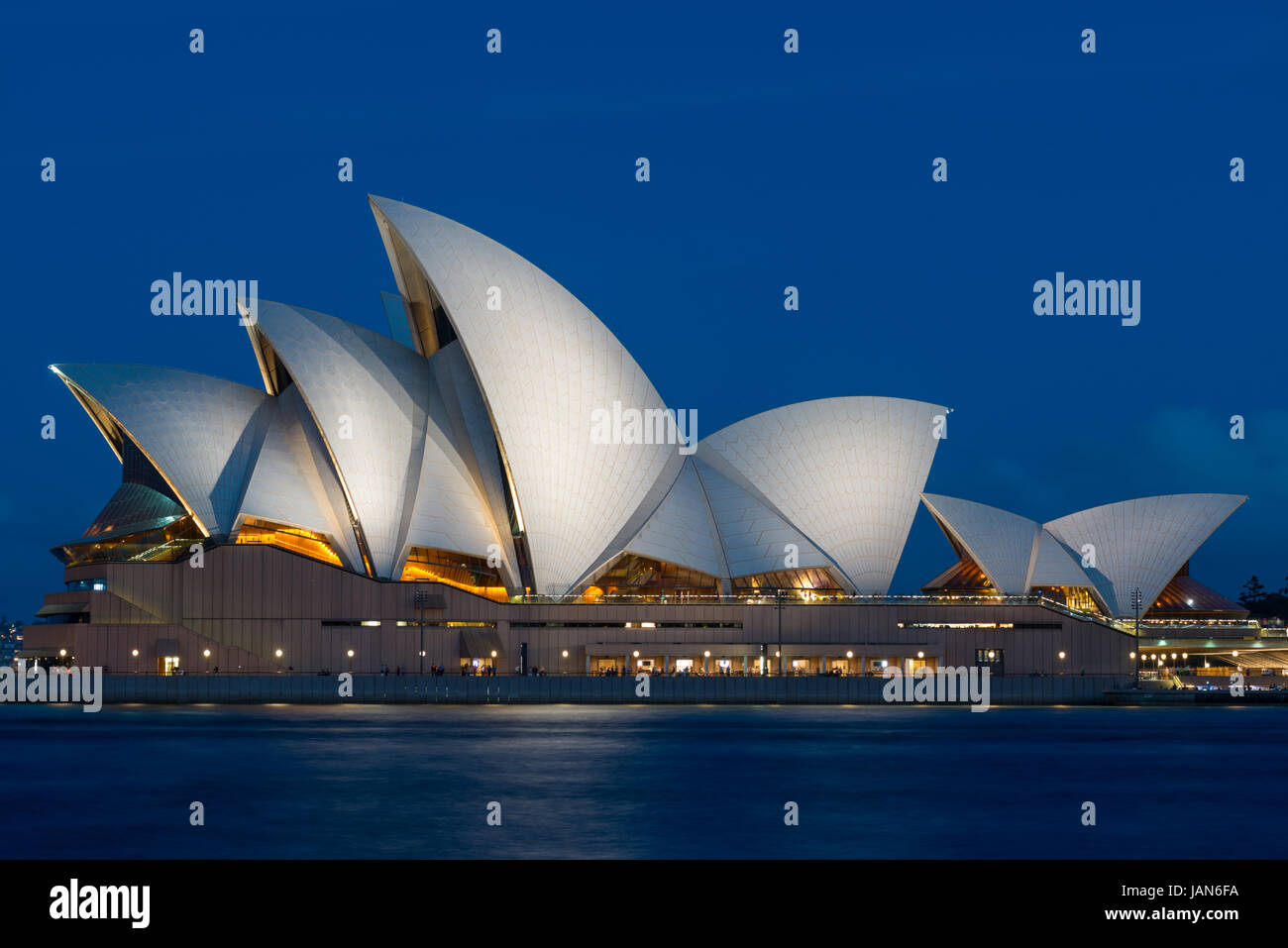Iconic Sydney Opera House, side view. New South Wales, Australia Stock ...