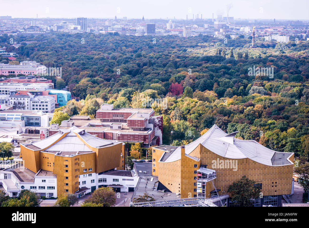 aerial view of the center of Berlin, Germany Stock Photo - Alamy