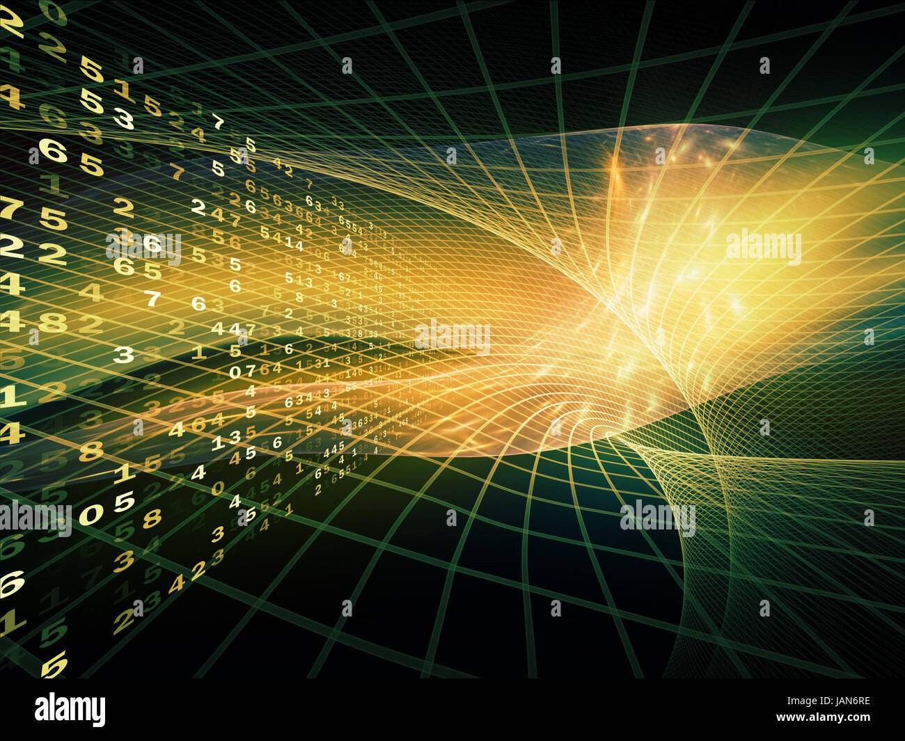 Fractal Realms series. Design composed of fractal elements, grids and ...