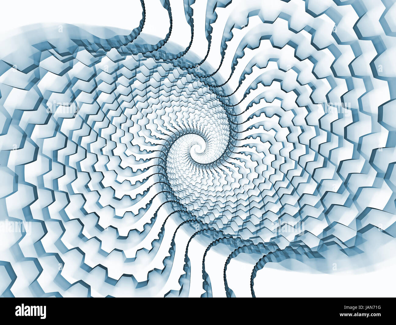 Blue Gears series. Background of blue fractal gear elements for your ...