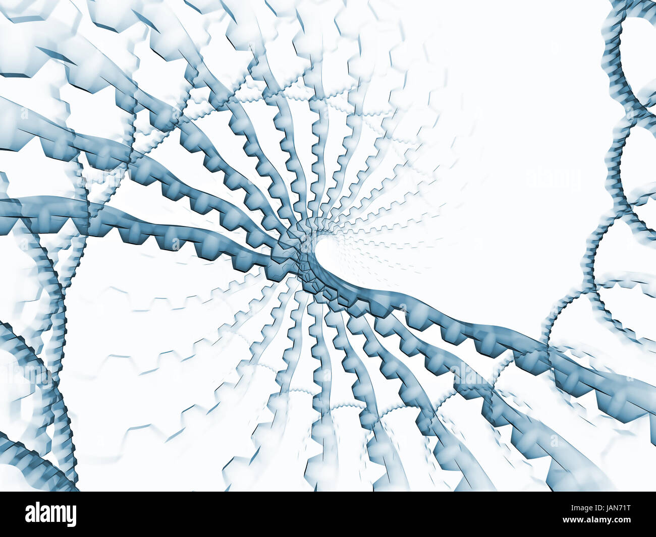 Blue Gears series. Background of blue fractal gear elements for your ...
