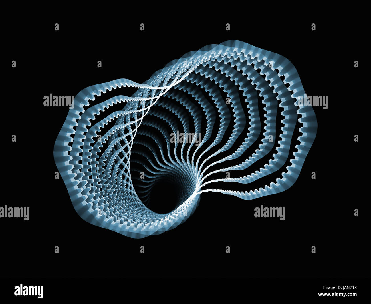 Blue Gears series. Background of blue fractal gear elements for your ...