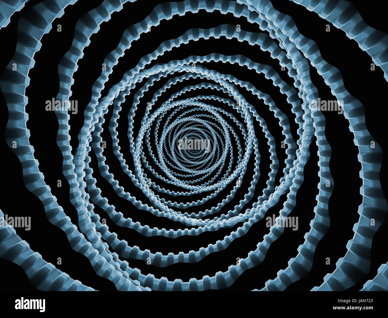Blue Gears series. Background of blue fractal gear elements for your ...