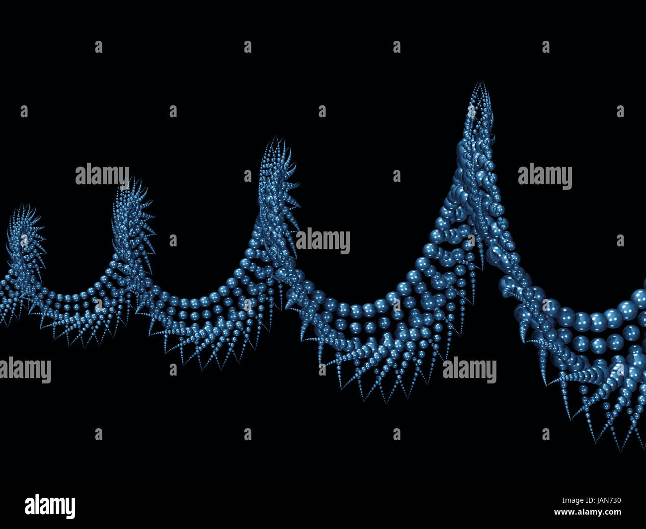 Pure Geometry series. Background of blue spiral elements for your ...