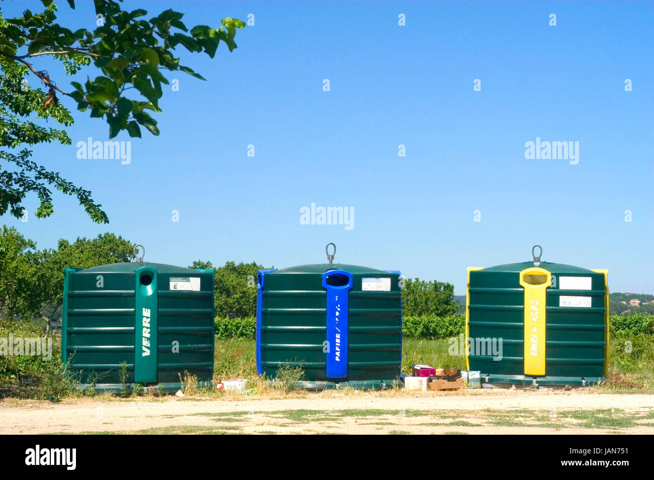 Recycling collection points hi-res stock photography and images - Alamy
