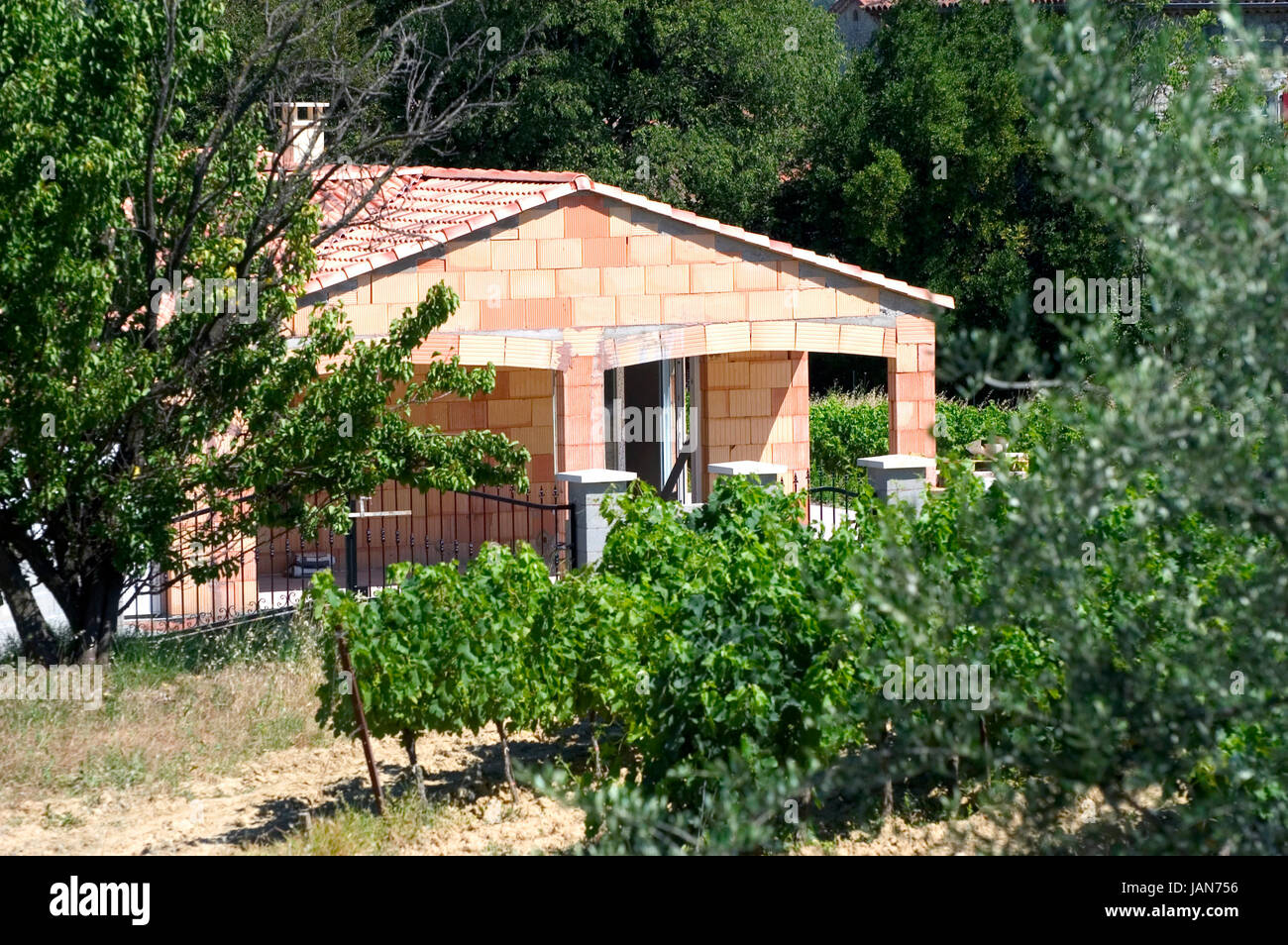 Maison en construction Stock Photo - Alamy