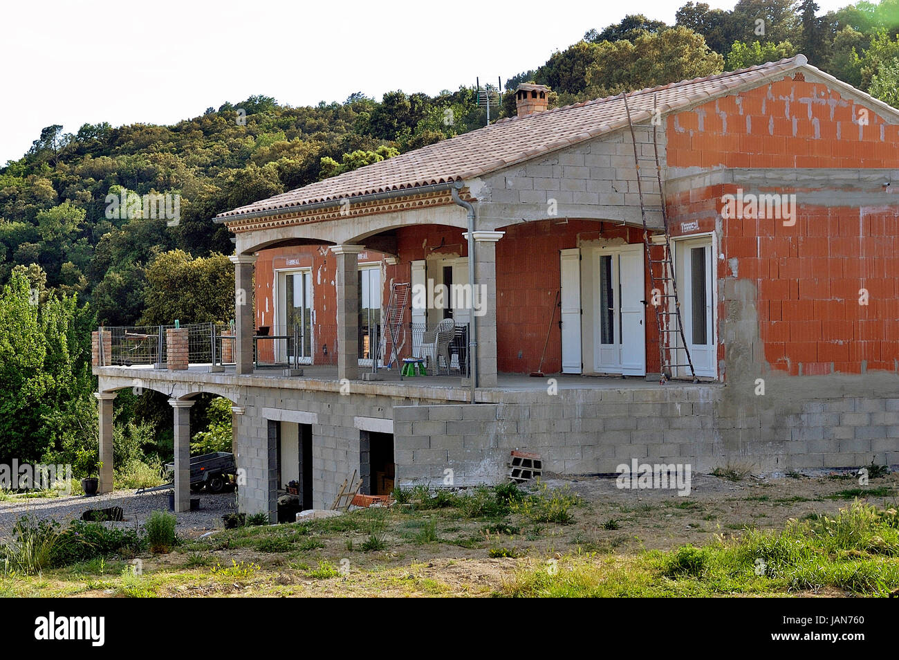 House in construction Stock Photo - Alamy