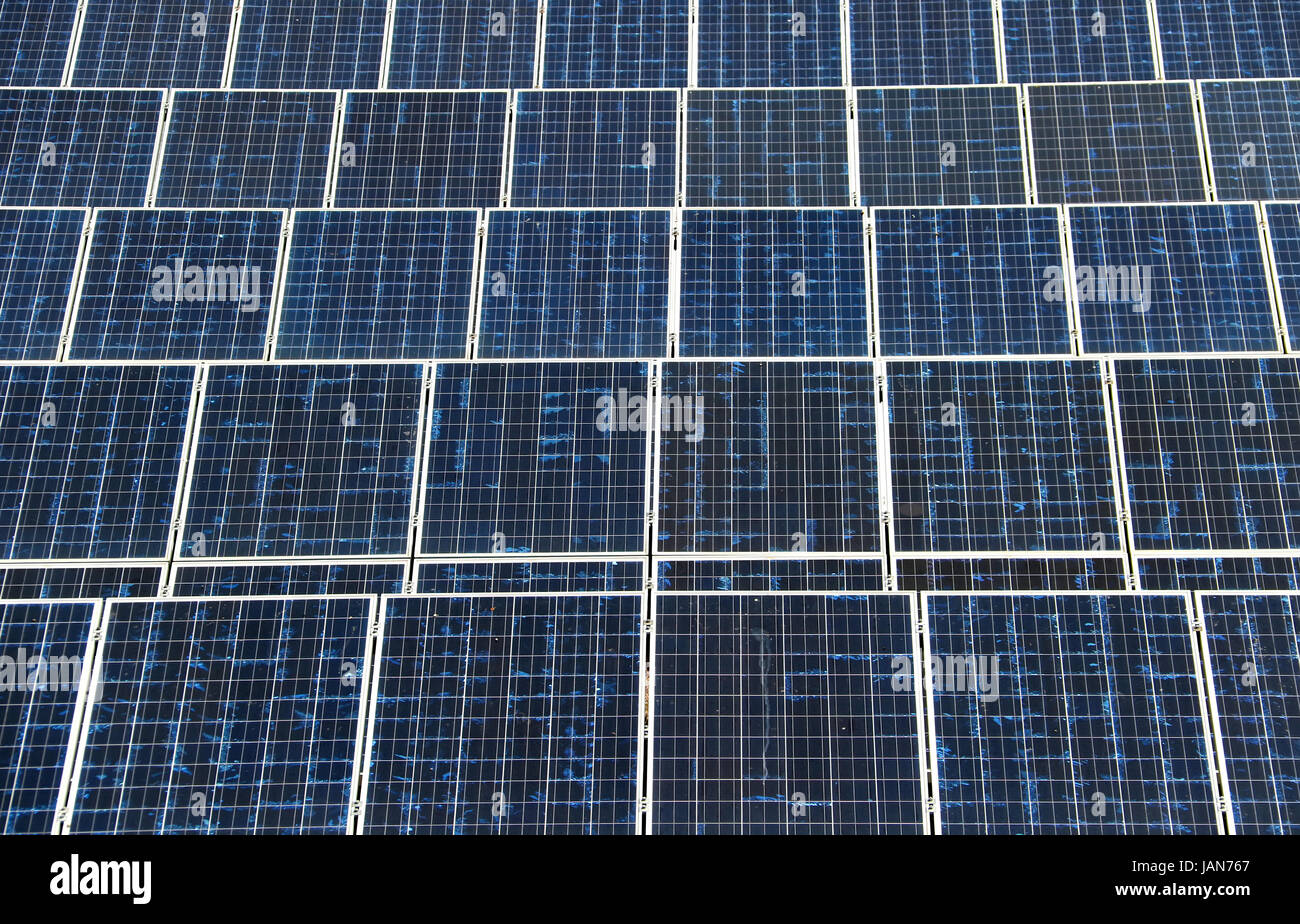 Detail of Solar panel generating electricity clean energy. Solar panel ...