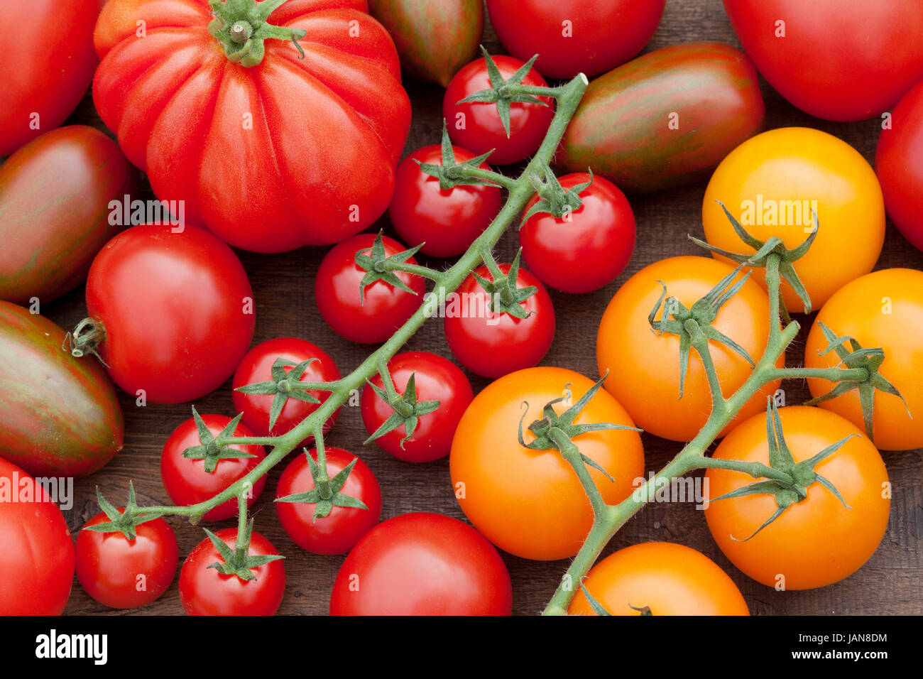 colorful tomato mix Stock Photo - Alamy