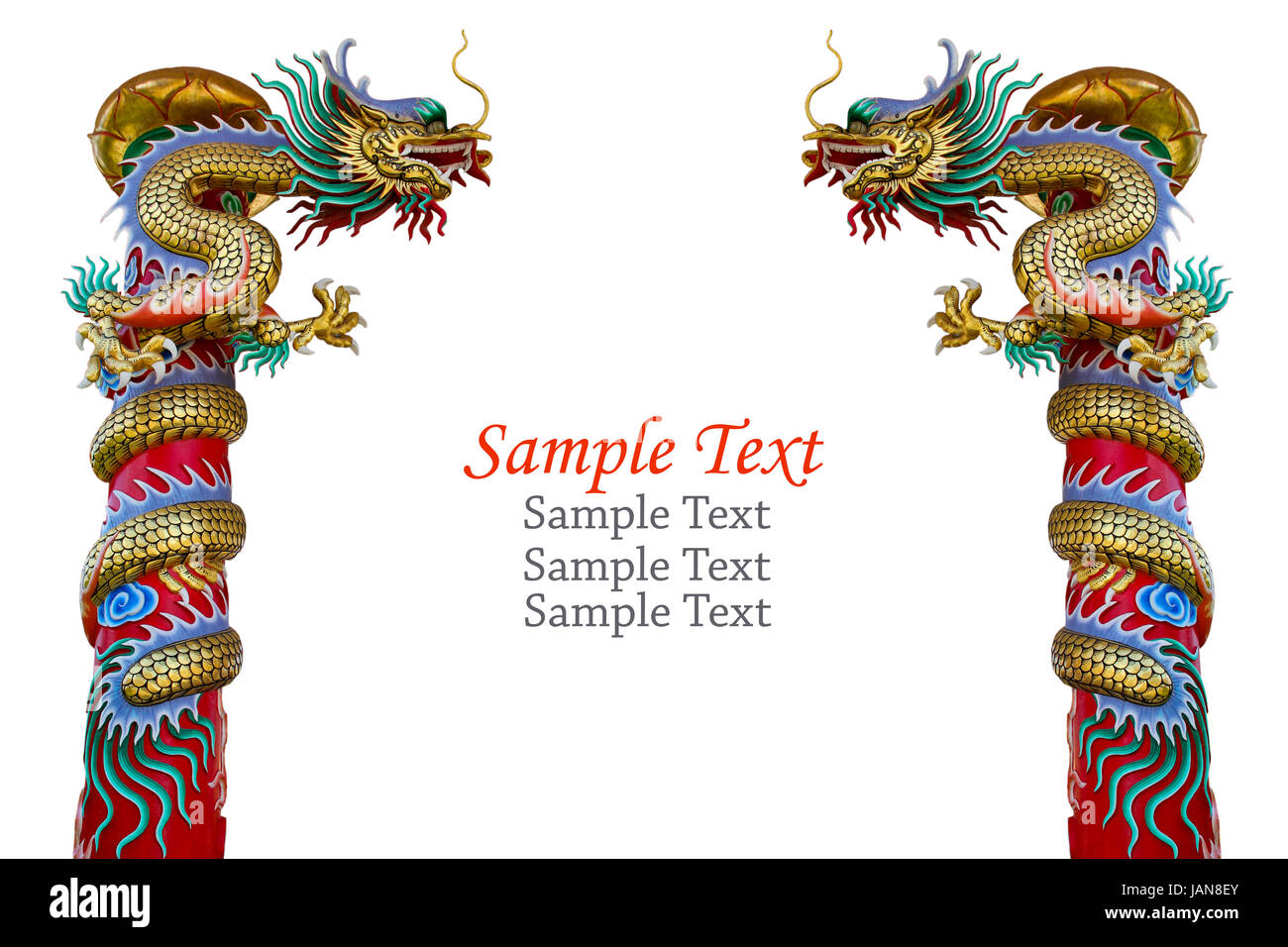 Chinese Dragon Border Design