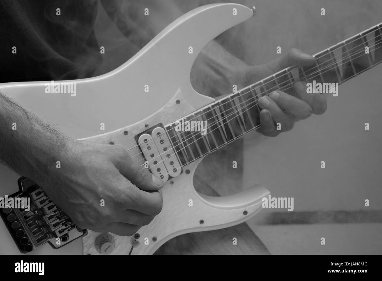 E guitar Black and White Stock Photos & Images - Alamy