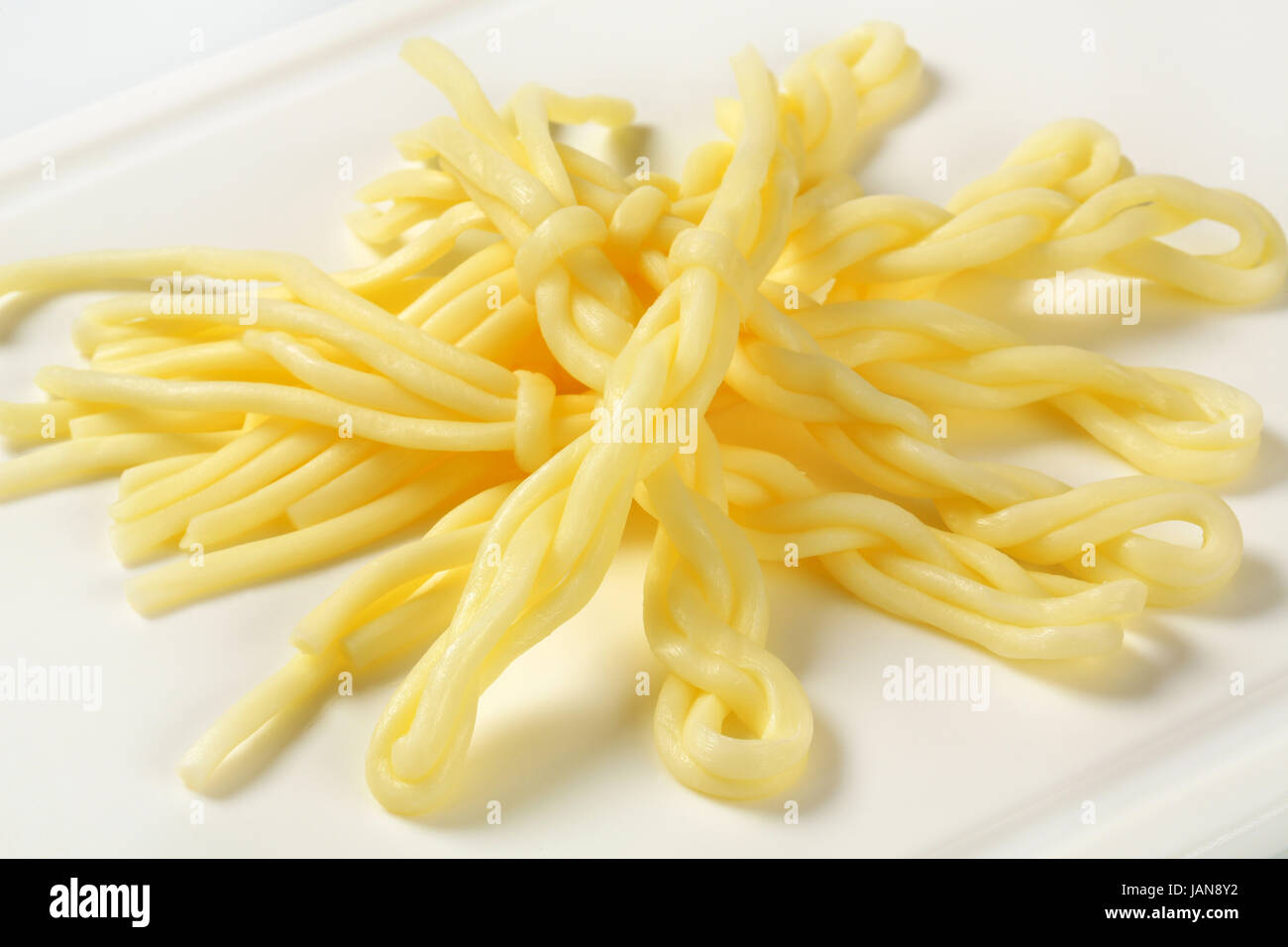 Slovak cuisine - String cheese in the shape of little braids (Korbaciky ...
